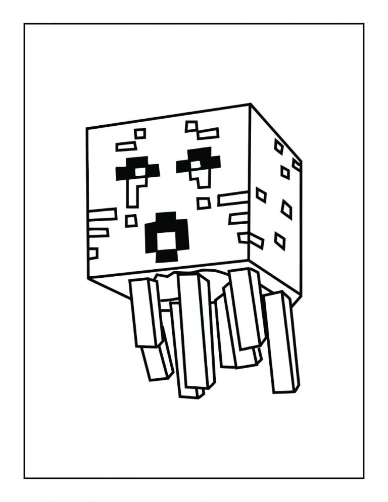 Free Minecraft Coloring Pages for Download (PDF) - VerbNow