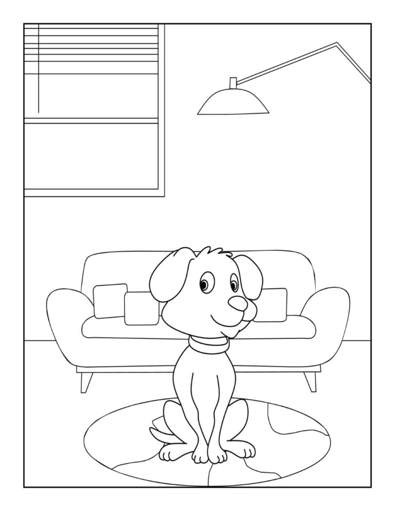 29 Dog Coloring Pages for Download (Printable PDF)