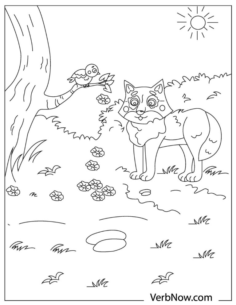 Free WOLF Coloring Pages for Download (Printable PDF) - VerbNow