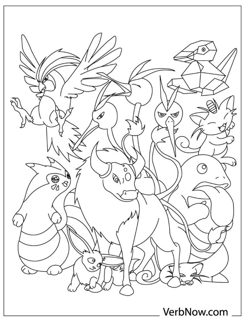Free POKEMON Coloring Pages For Download Printable PDF VerbNow Free POKEMON Coloring Pages For Download Printable PDF VerbNow