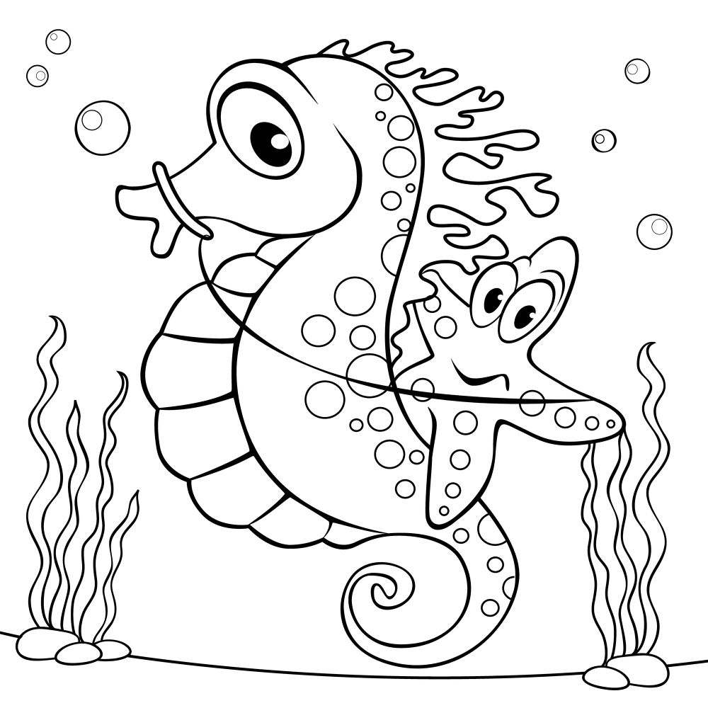 40 Mermaid Seahorse Coloring Pages Free Printable Templates 40 Mermaid Seahorse Coloring Pages Free Printable Templates