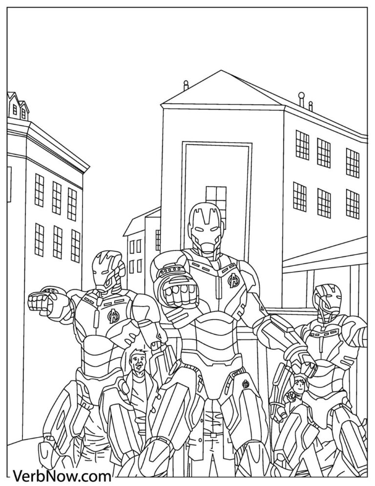 Free AVENGERS Coloring Pages Your Kids Will Love (Download PDF)