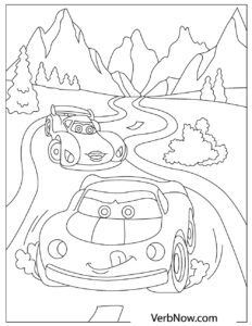 Free CAR Coloring Pages for Download (Printable PDF)