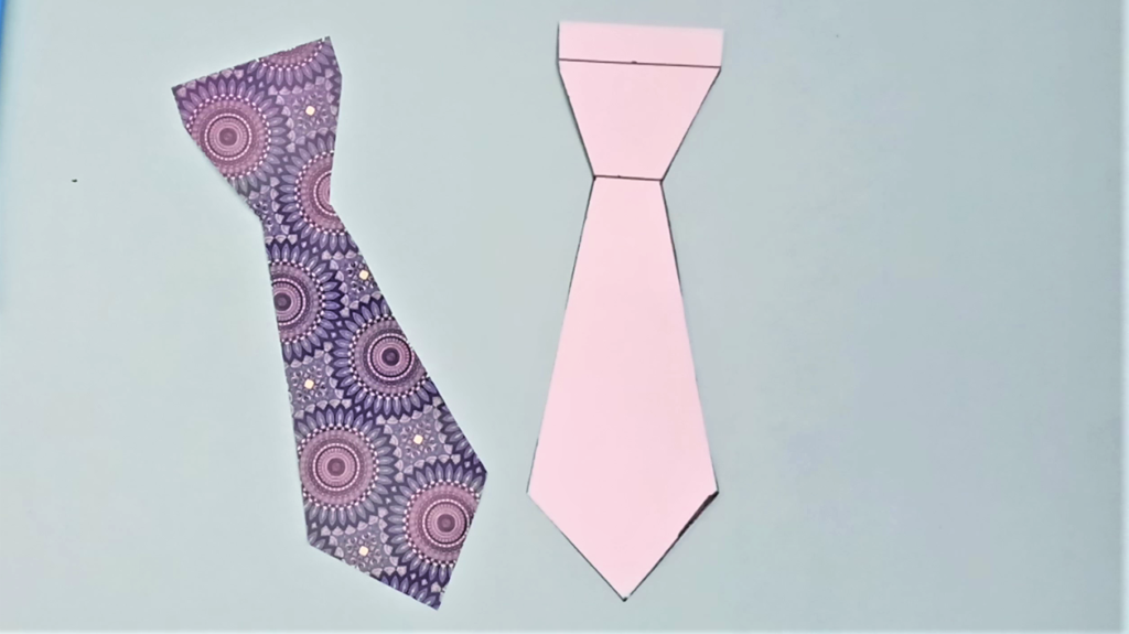 Easy "Tie" Fathers Day Card Craft (for Kids)