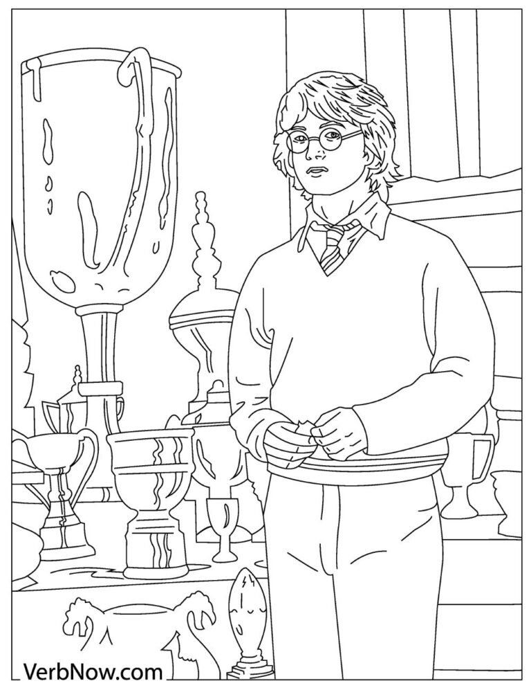Free HARRY POTTER Coloring Pages for Download (Printable PDF)