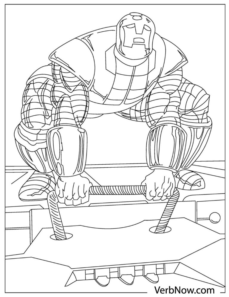 Free IRON MAN Coloring Pages for Download (Printable PDF)