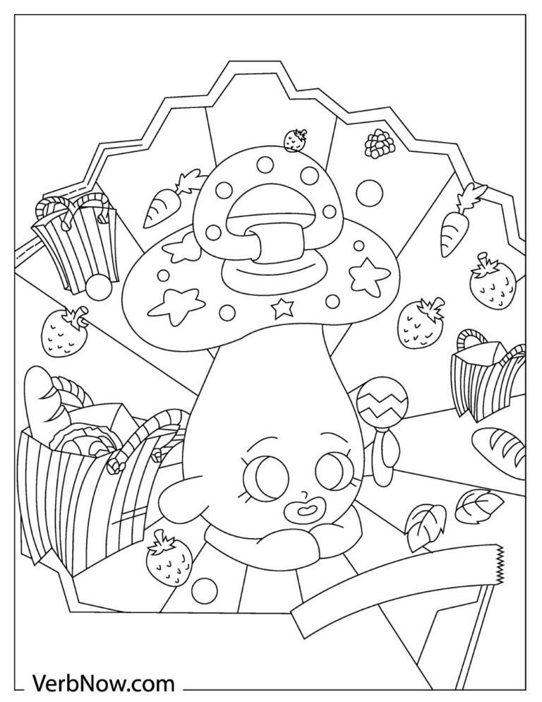 Free SHOPKINS Coloring Pages for Download (PDF)