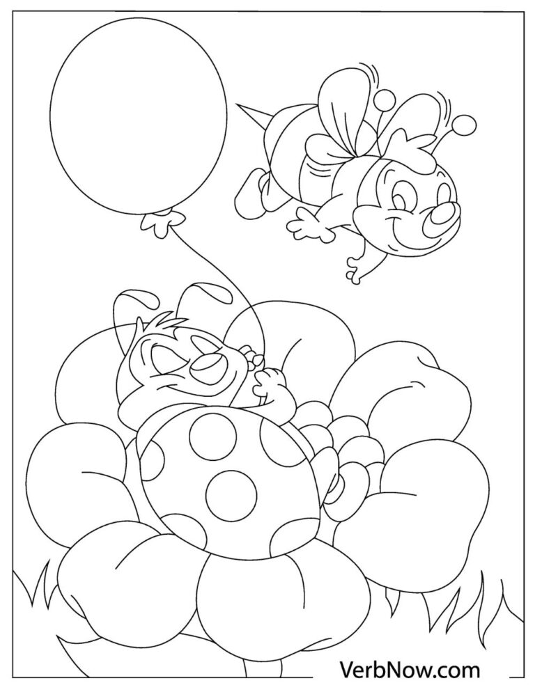 Free BUG Coloring Pages for Download (Printable PDF)