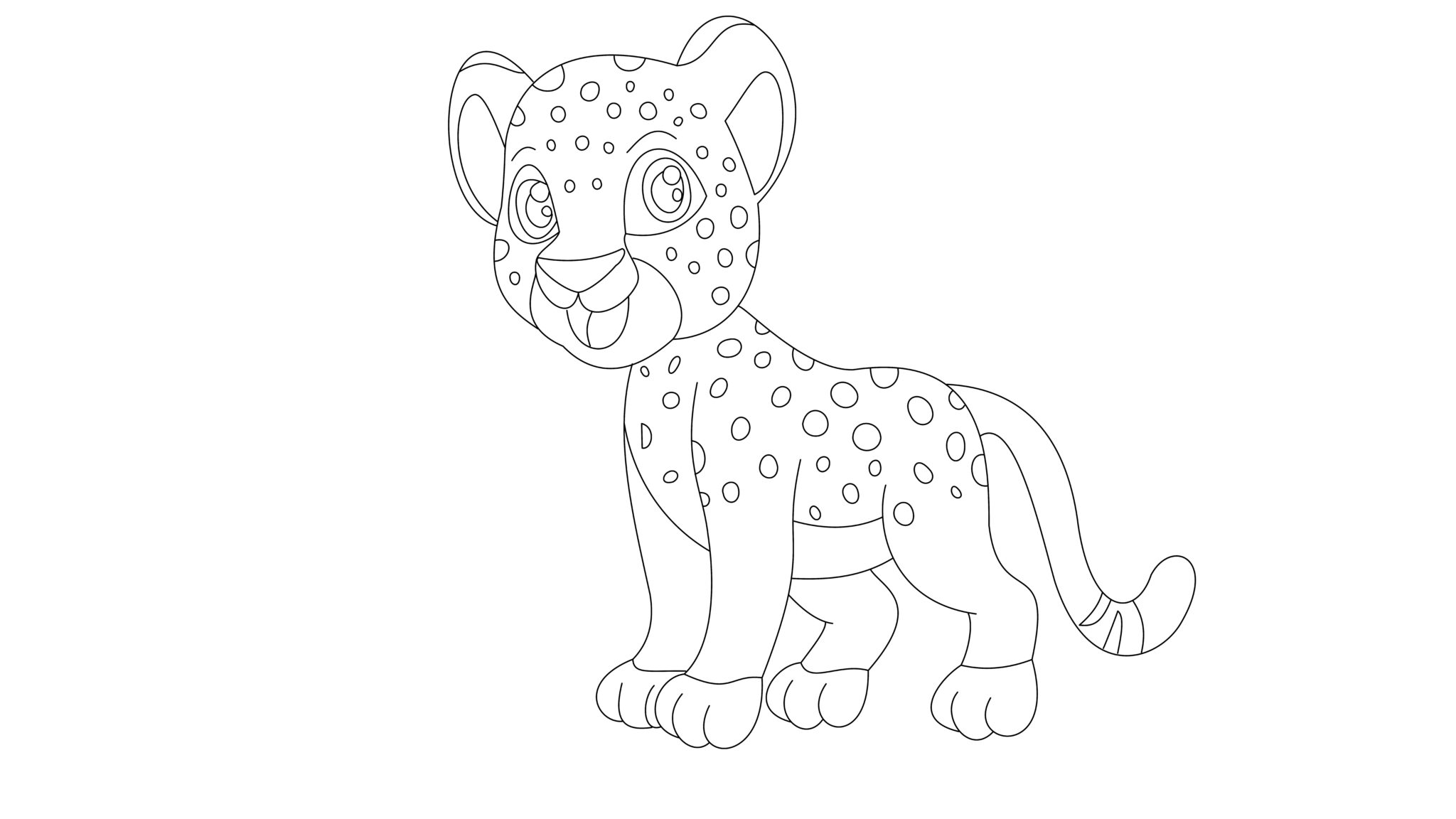 How To Draw A Cheetah in 14 Easy Steps (For Kids)
