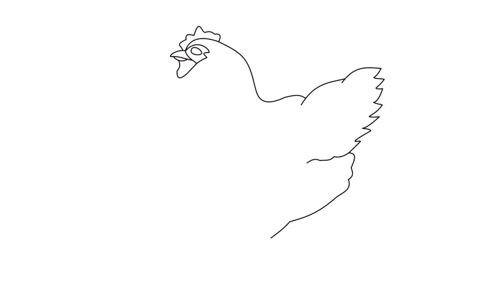 How To Draw A Chicken: Easy Step-By-Step Instructions