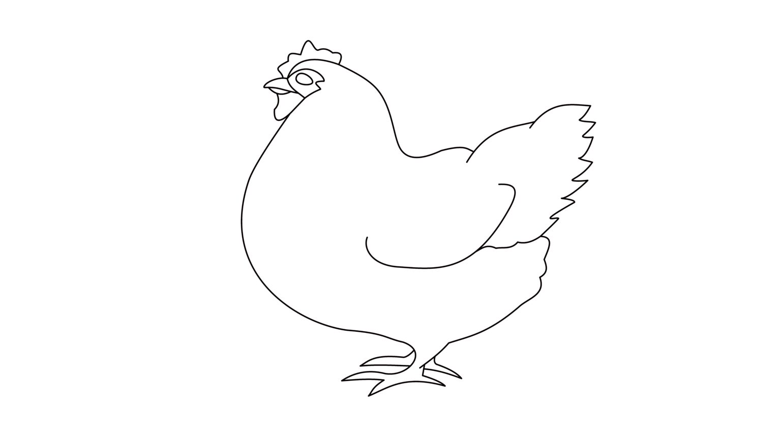 How To Draw A Chicken: Easy Step-By-Step Instructions