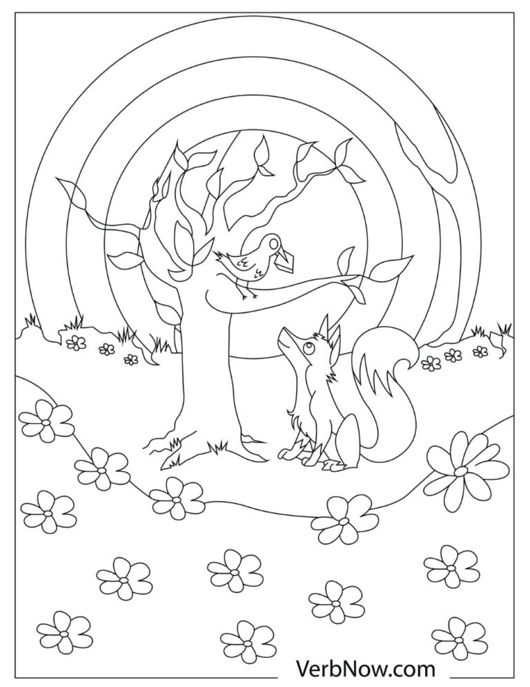 Free FOX Coloring Pages for Download (Printable PDF)