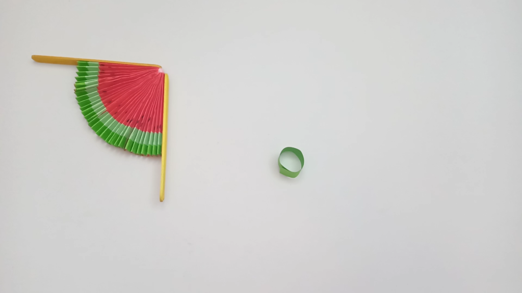 How to Craft a Watermelon Paper Fan with Easy Instructions