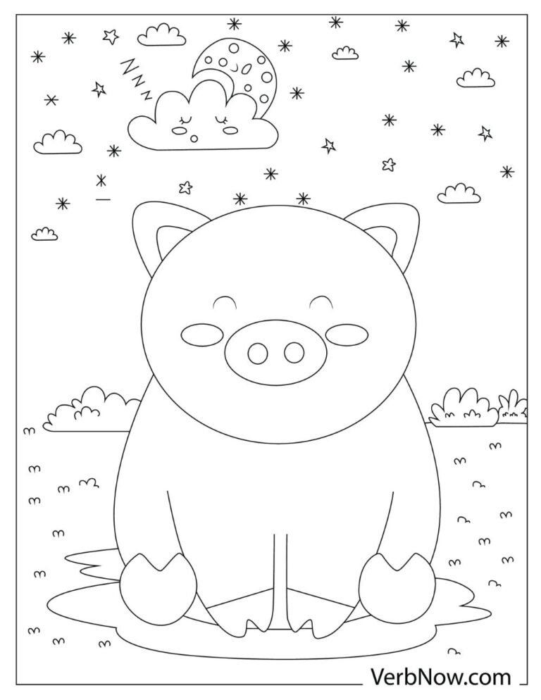 Free PIG Coloring Pages for Download (Printable PDF)