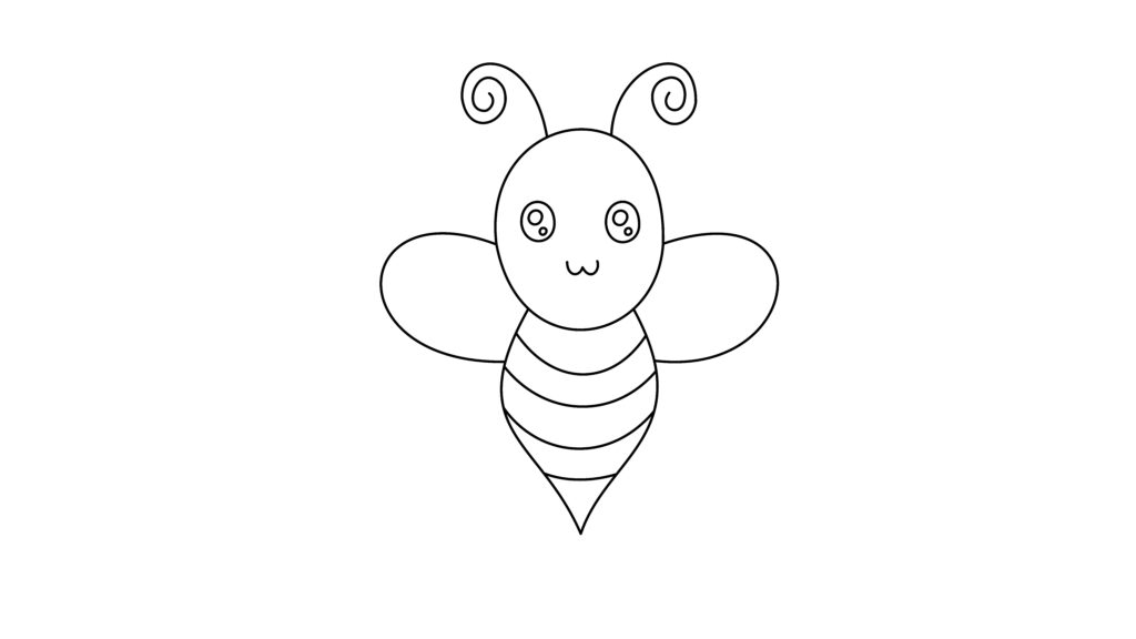 How to Draw a Bee: 2 Easy Tutorials for Kids