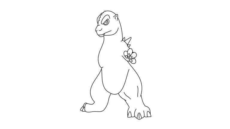How to Draw Godzilla in 6 Easy Steps (for Kids)