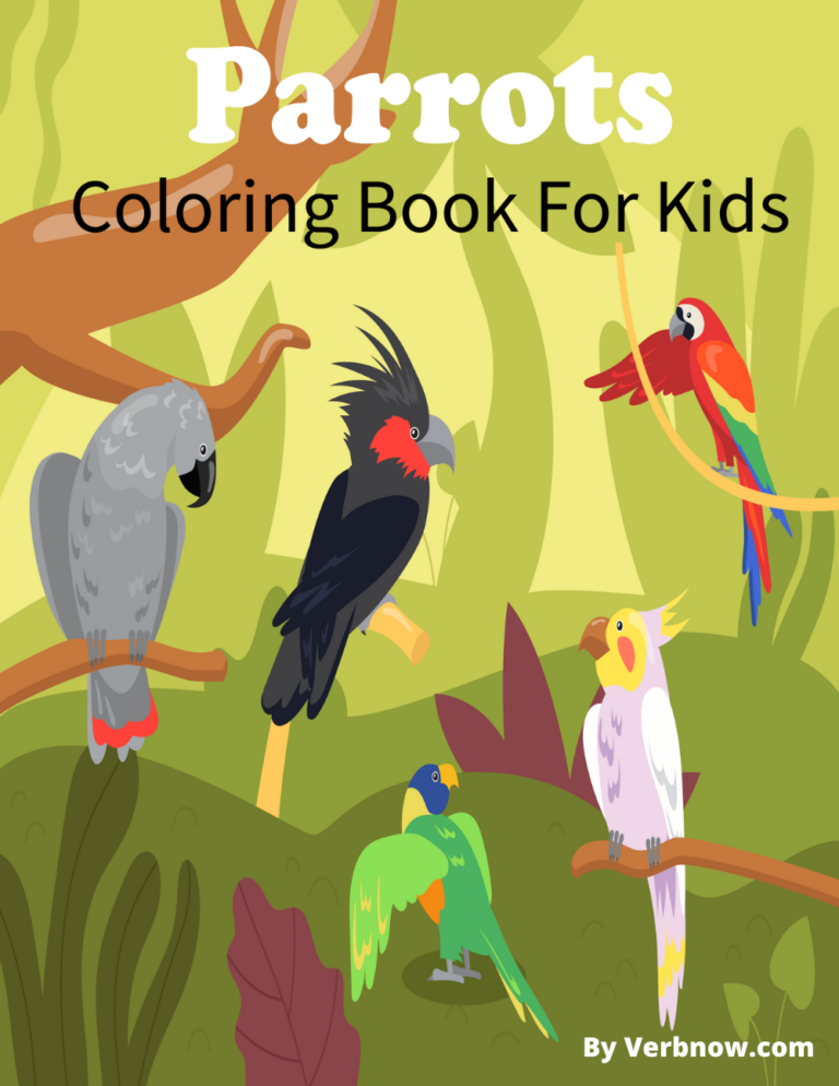 Free PARROTS Coloring Pages for Download (Printable PDF) - VerbNow
