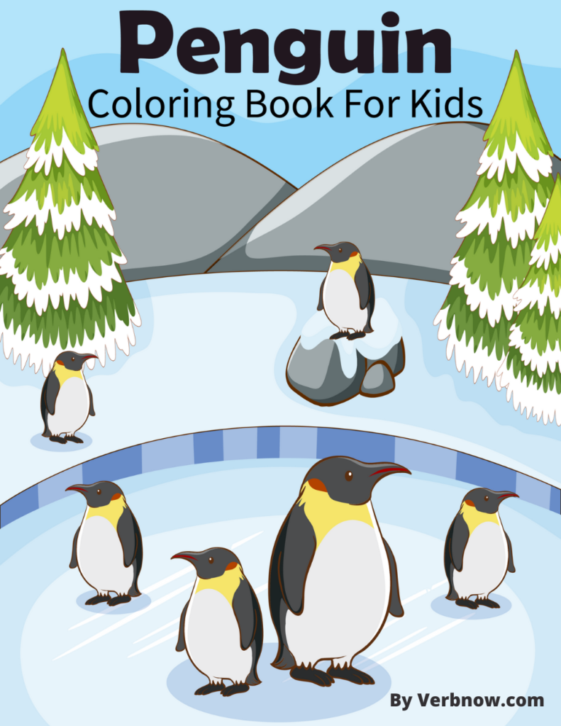 Free PENGUINS Coloring Pages for Download (Printable PDF) - VerbNow