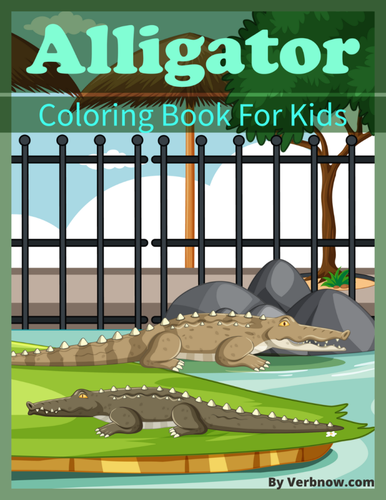 Free ALLIGATOR Coloring Pages & Book for Download (Printable PDF) - VerbNow