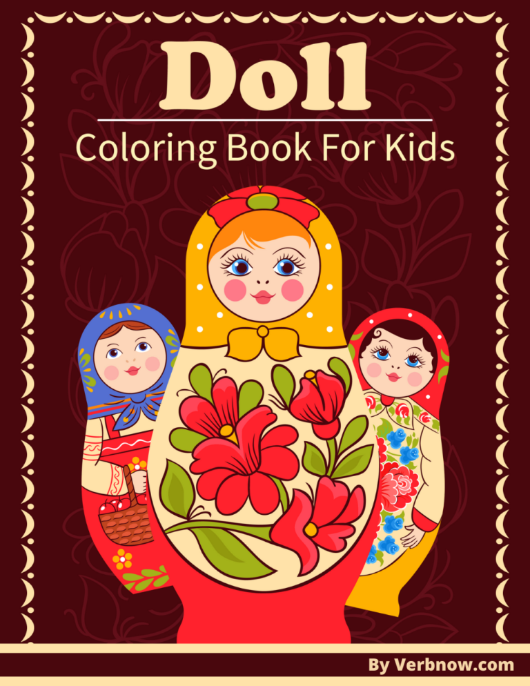 Free DOLL Coloring Pages & Book for Download (Printable PDF) - VerbNow