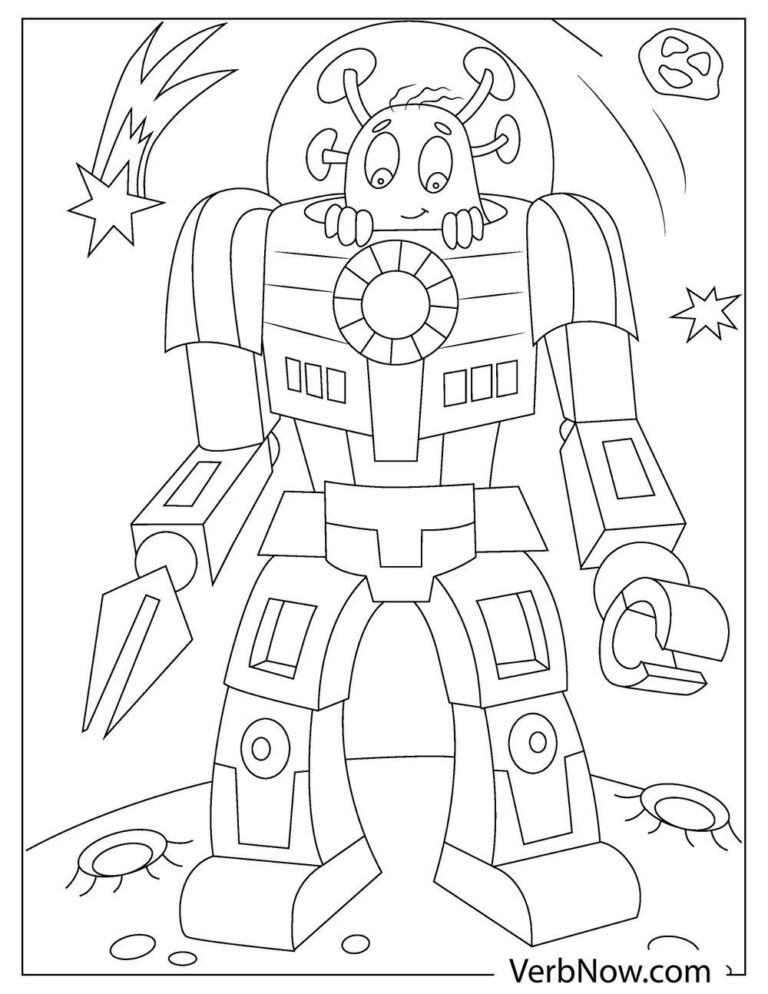Free Alien Coloring Pages for Download (Printable PDF)