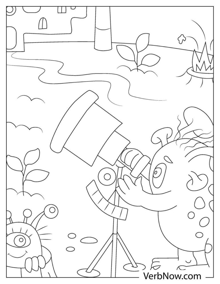 Free Alien Coloring Pages for Download (Printable PDF)