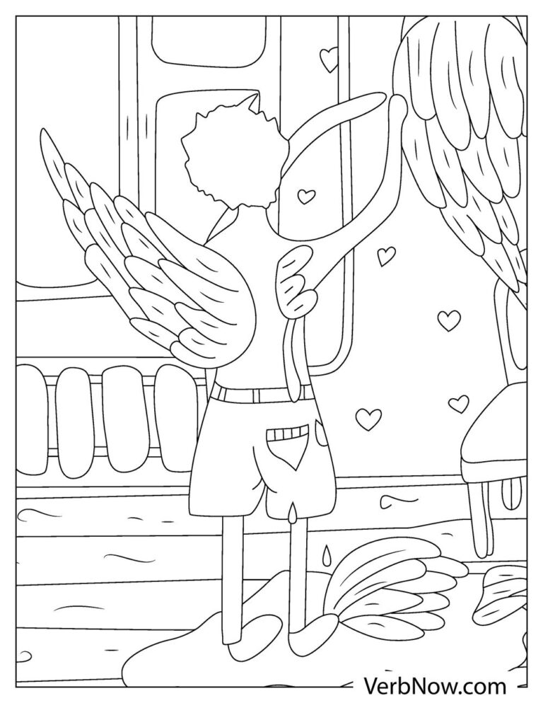 Free ANGEL Coloring Pages for Download (Printable PDF)