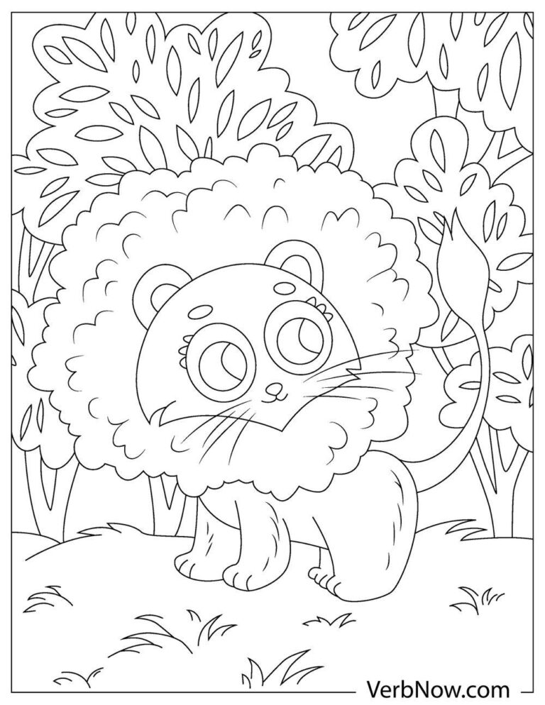 Free CUTE ANIMALS Coloring Pages & Book for Download (Printable PDF ...