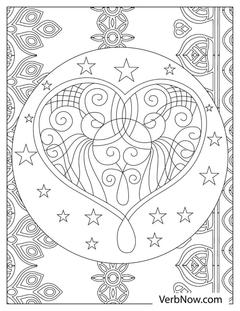 Free HEART Coloring Pages for Download (Printable PDF)