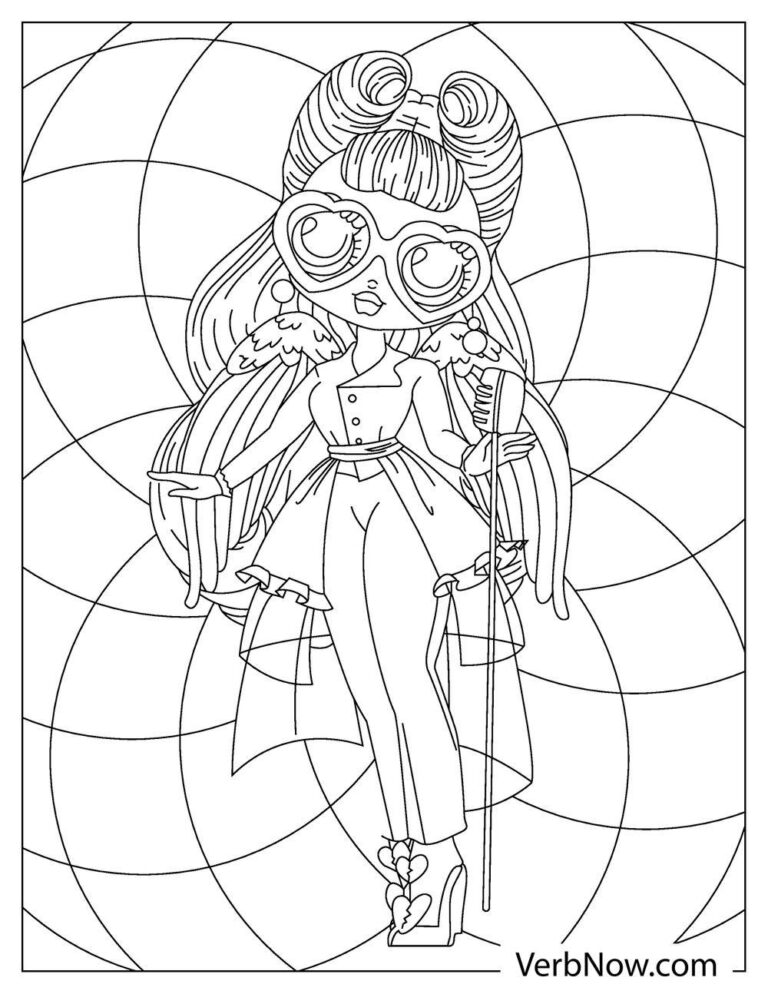 Free OMG DOLL Coloring Pages for Download (Printable PDF)