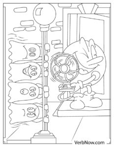 Free PACMAN Coloring Pages for Download (Printable PDF)