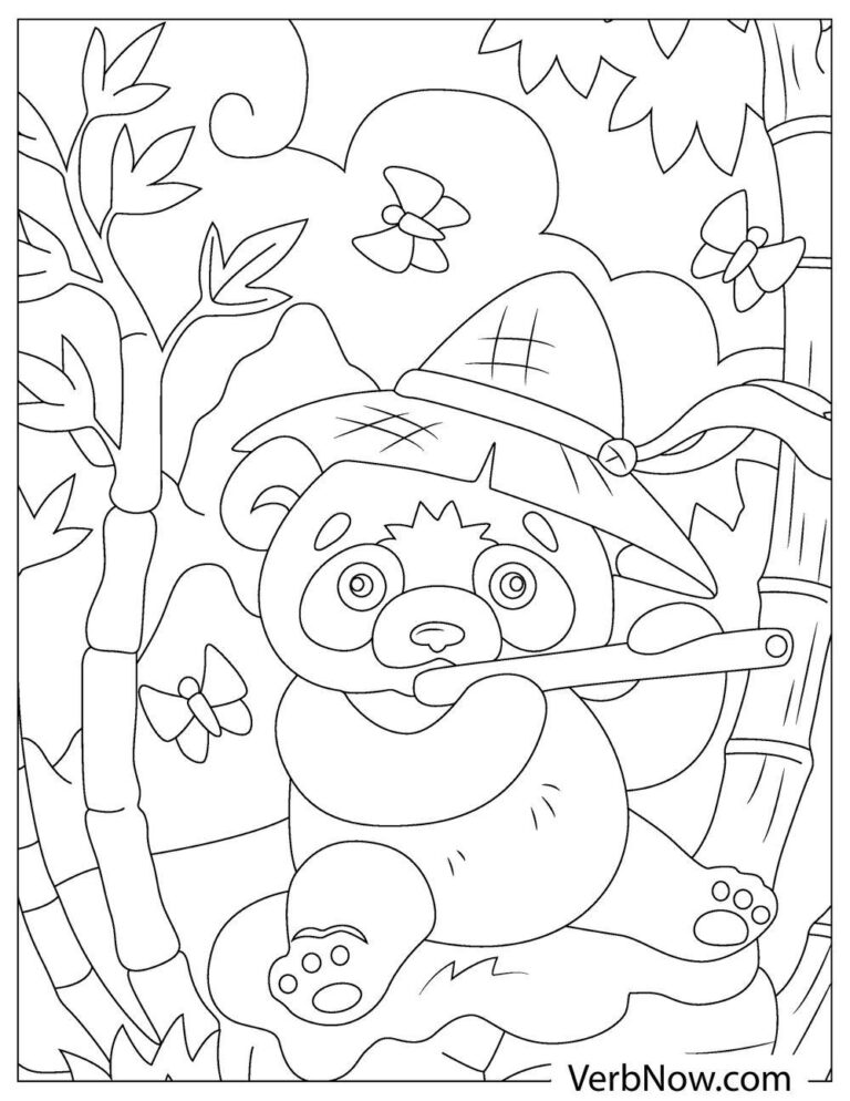 Free Panda Bears Coloring Pages for Download (Printable PDF)