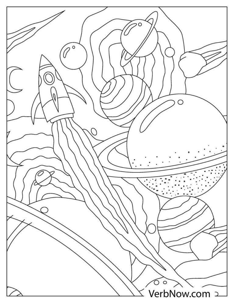 Free PLANET Coloring Pages for Download (Printable PDF)