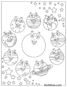 Free SOLAR SYSTEM Coloring Pages for Download (Printable PDF)