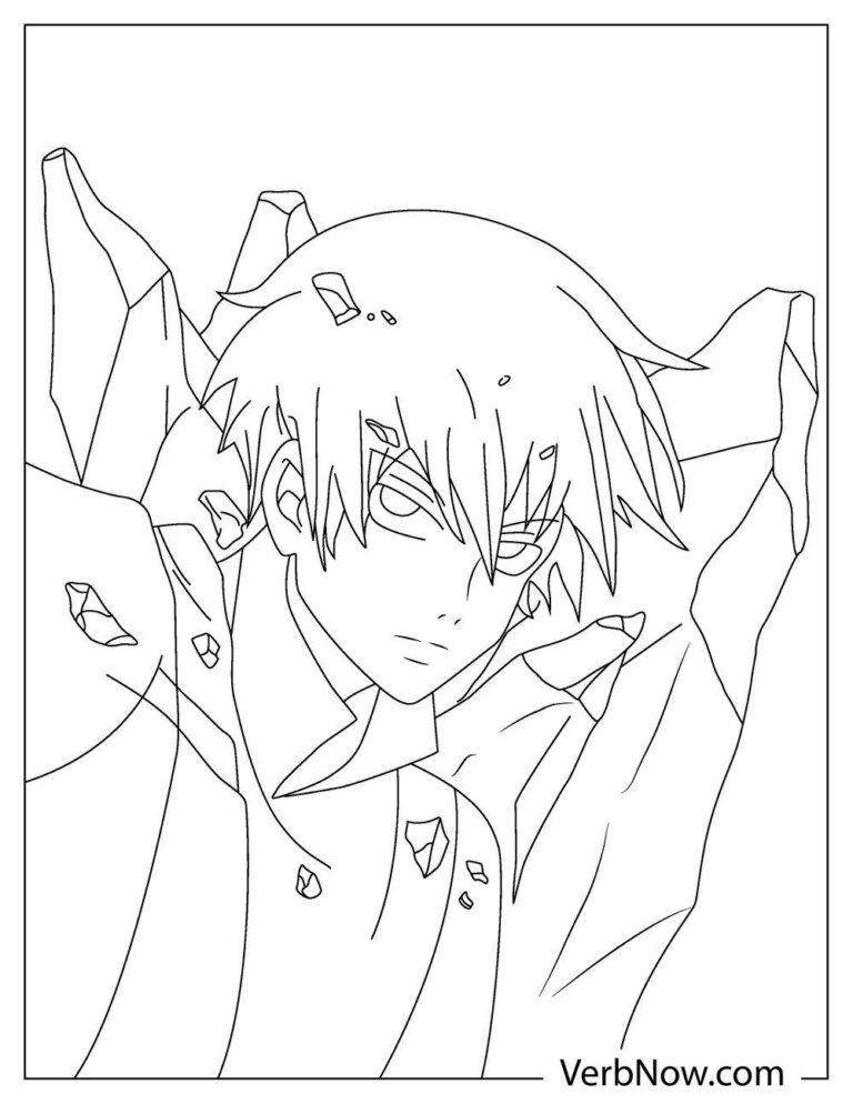 Free TODOROKI Coloring Pages for Download (Printable PDF)