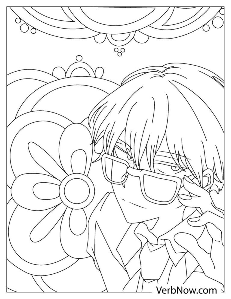 Free TODOROKI Coloring Pages for Download (Printable PDF)
