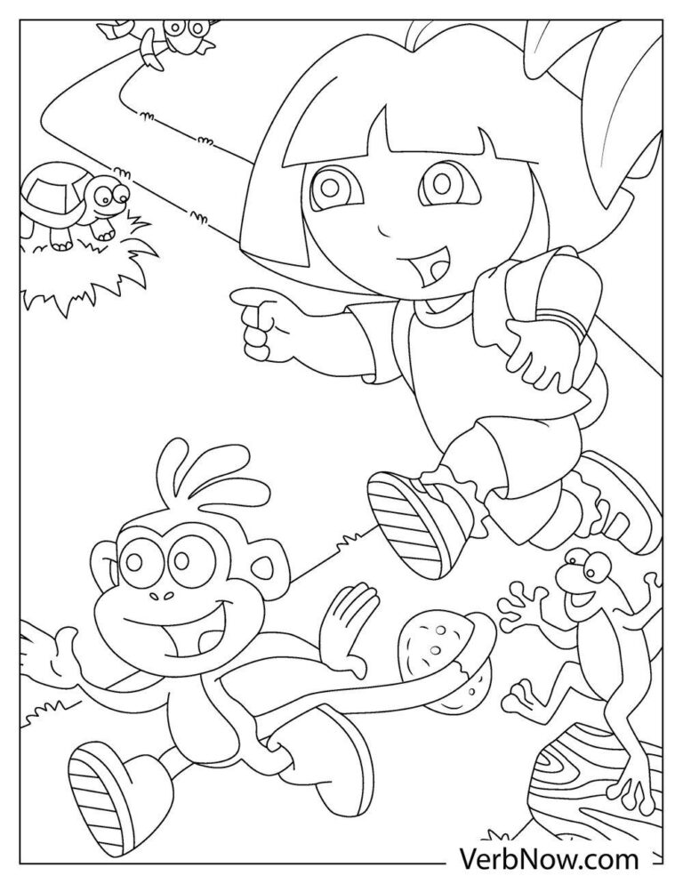Free DORA Coloring Pages for Download (Printable PDF)