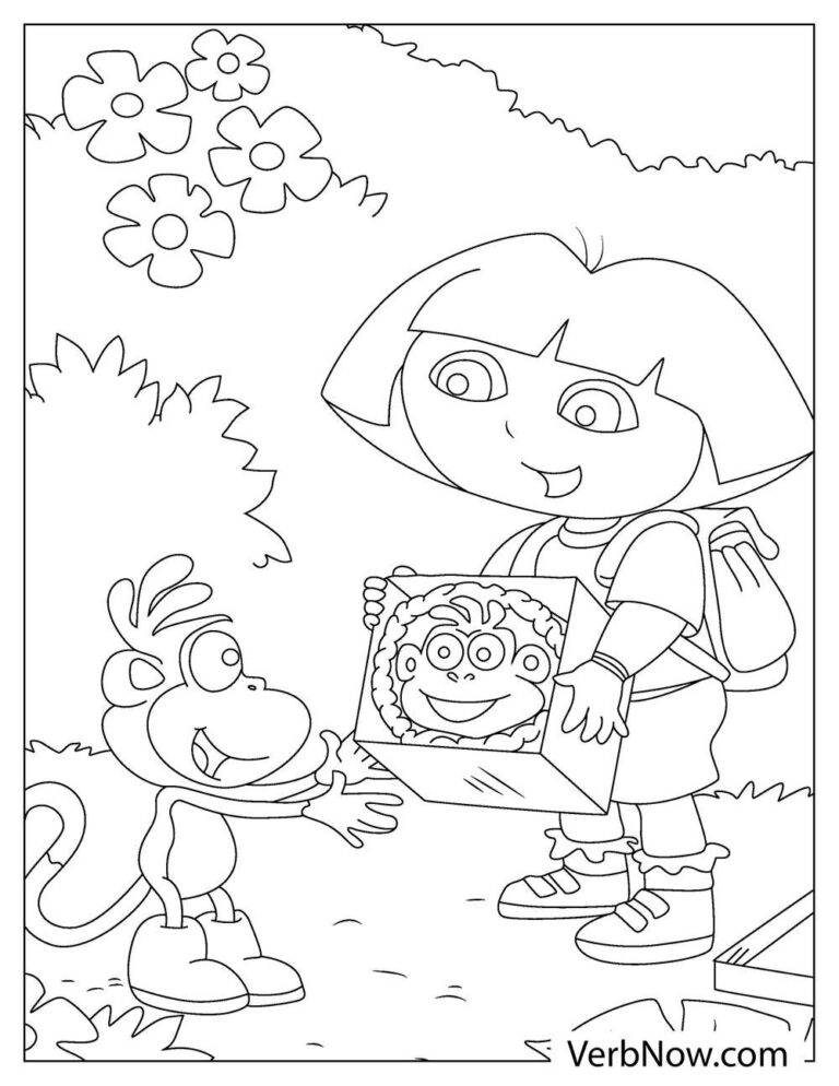 Free DORA Coloring Pages for Download (Printable PDF)