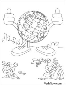 Free EARTH Coloring Pages for Download (Printable PDF)