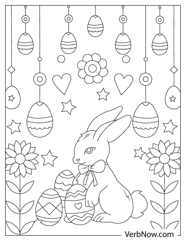 Free EASTER Coloring Pages for Download (Printable PDF)