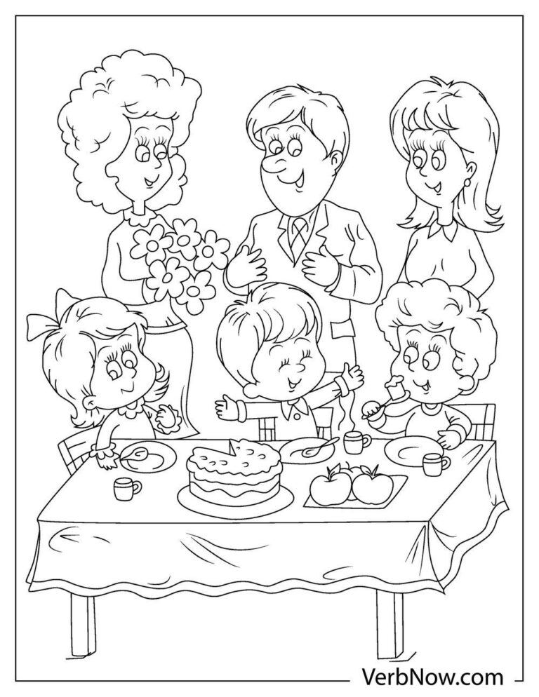 Free FAMILY Coloring Pages for Download (Printable PDF)