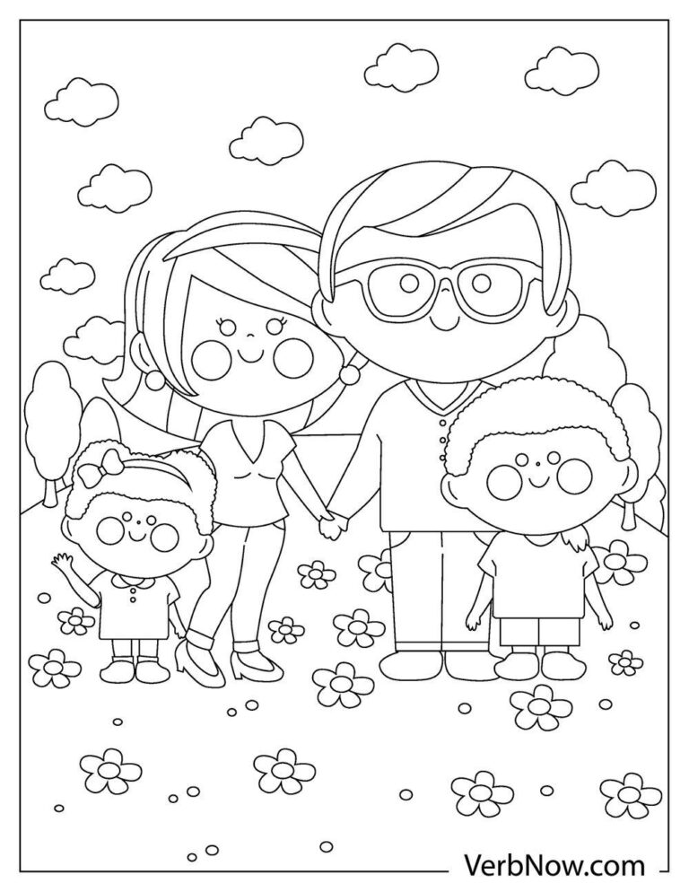 Free FAMILY Coloring Pages for Download (Printable PDF)