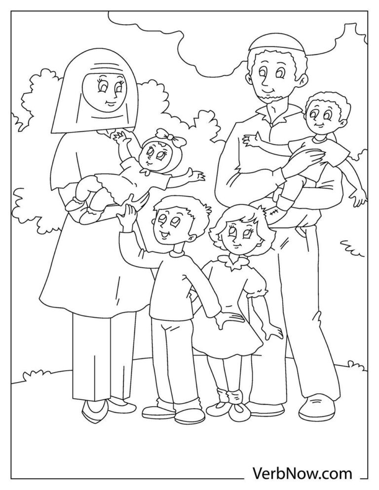 Free FAMILY Coloring Pages for Download (Printable PDF)