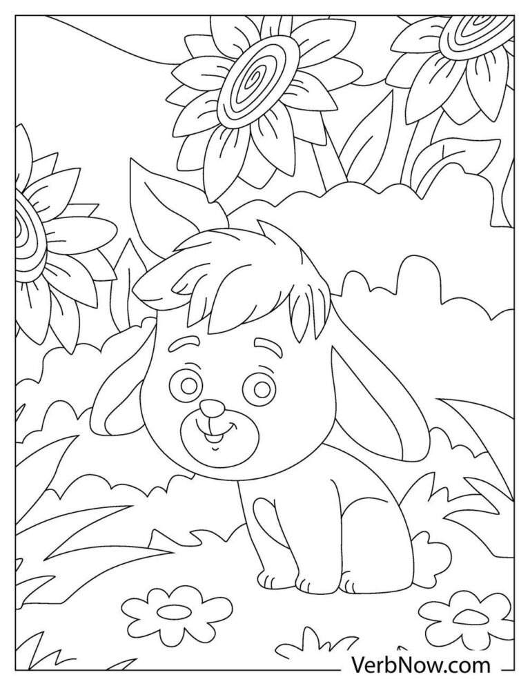 Free RABBIT Coloring Pages for Download (Printable PDF)