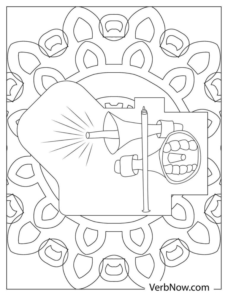 Free SIREN HEAD Coloring Pages for Download (Printable PDF)