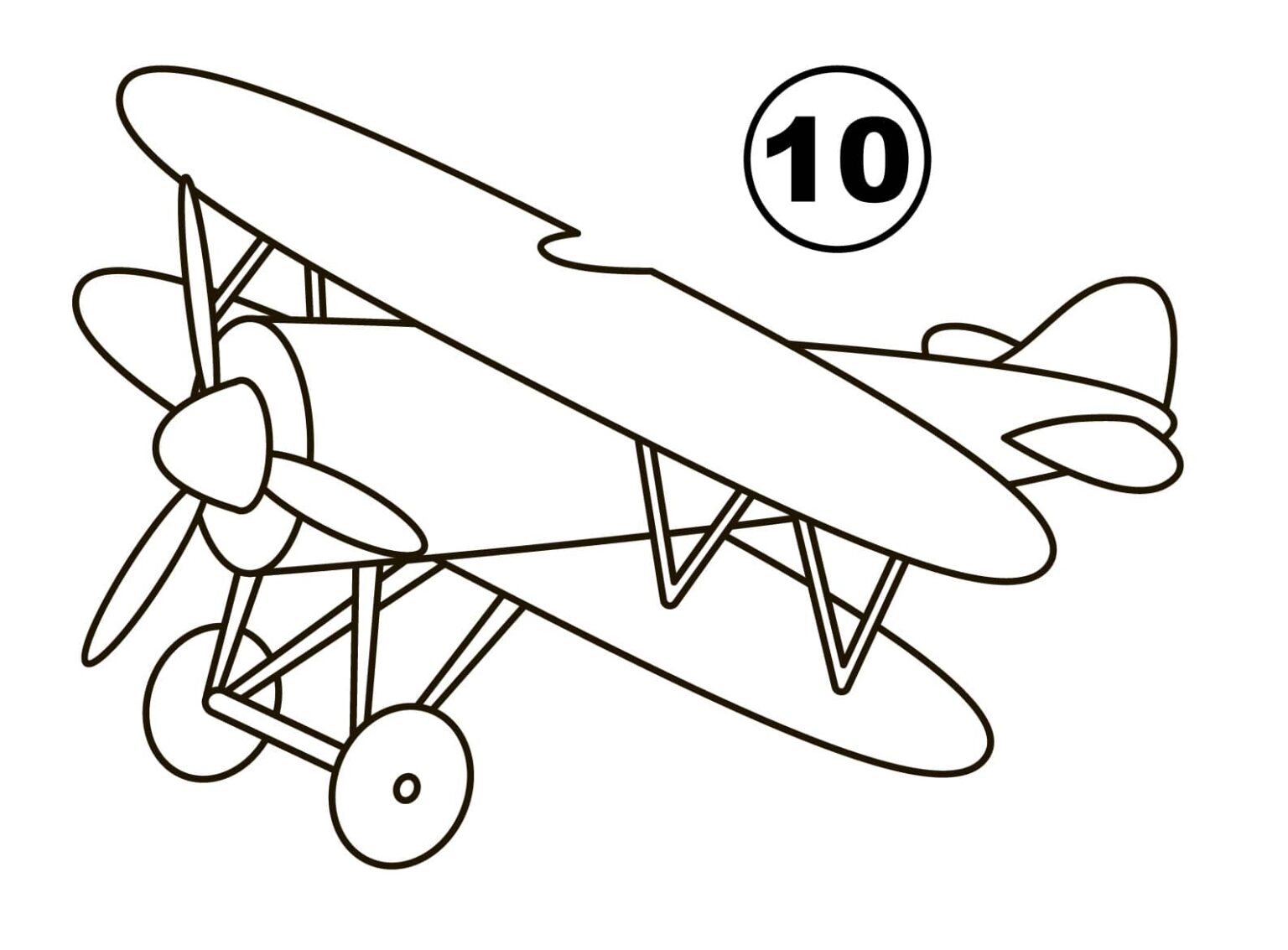 How to Draw a Biplane in 11 Easy Steps