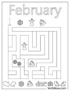 Free FEBRUARY Coloring Pages for Download (Printable PDF)