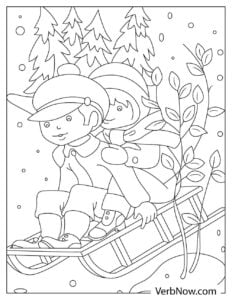 Free JANUARY Coloring Pages & Book for Download (Printable PDF) - VerbNow