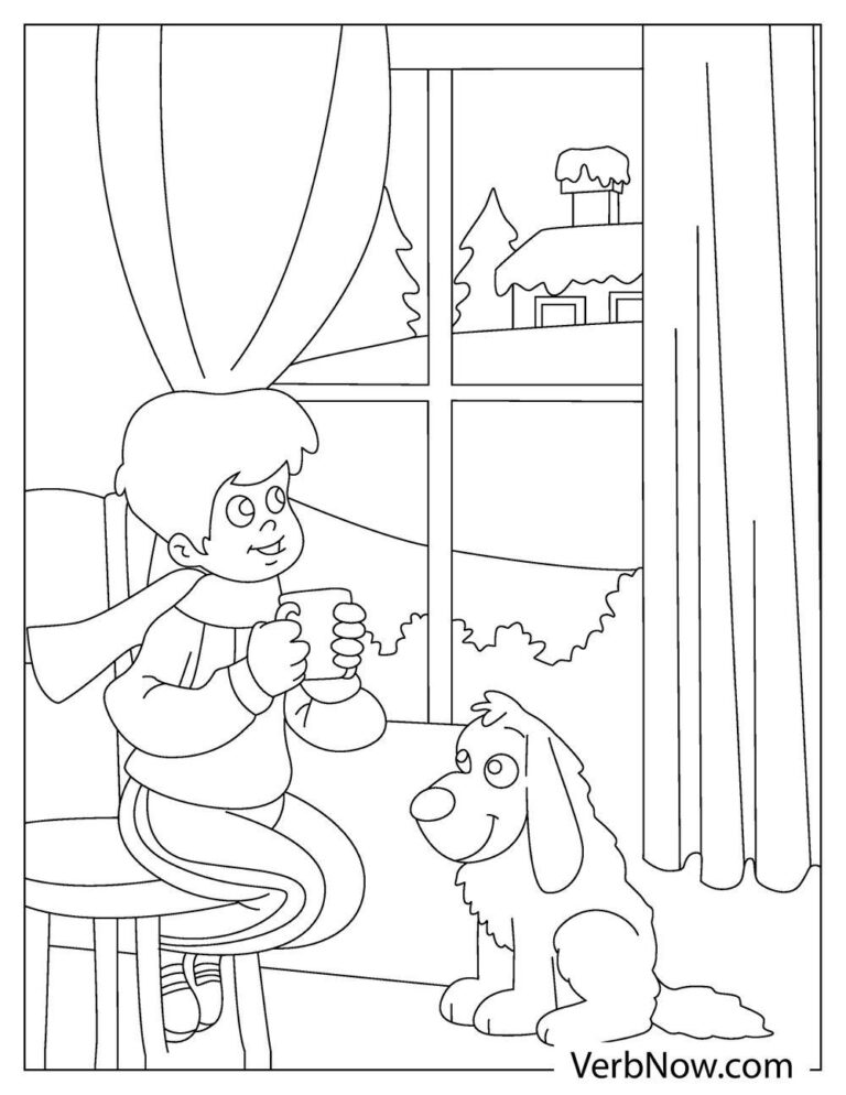 Free JANUARY Coloring Pages for Download (Printable PDF)
