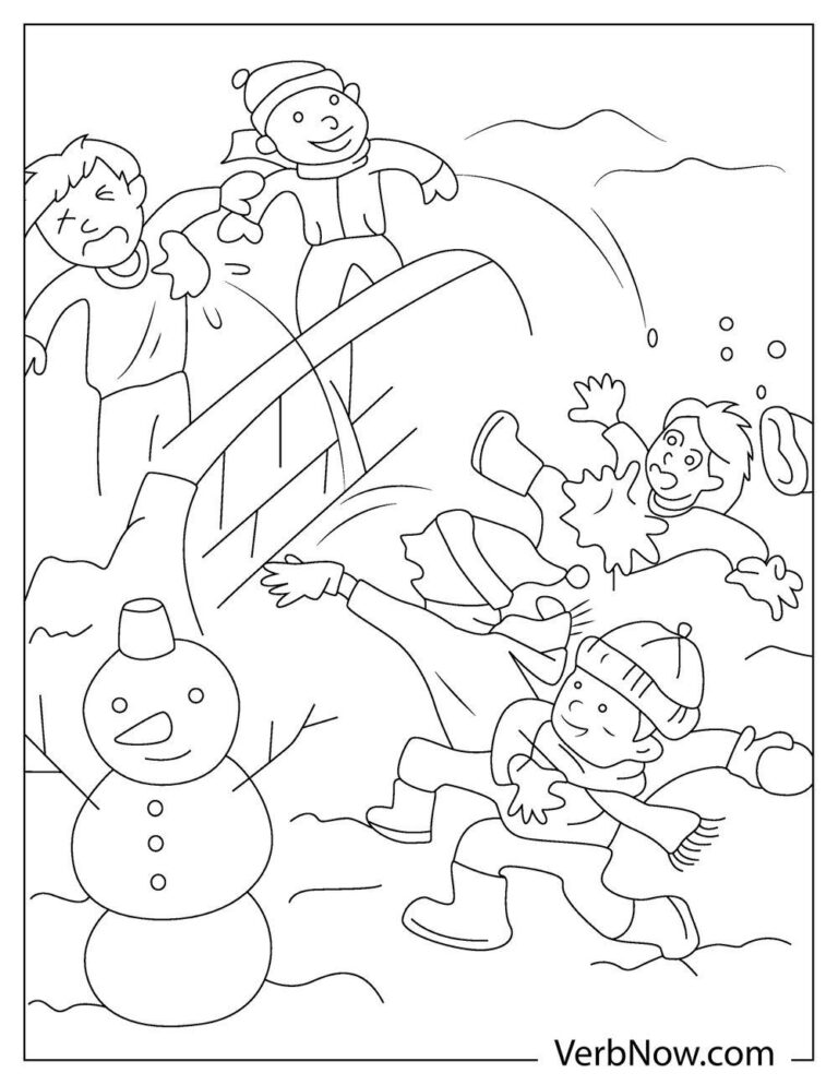 Free JANUARY Coloring Pages for Download (Printable PDF)